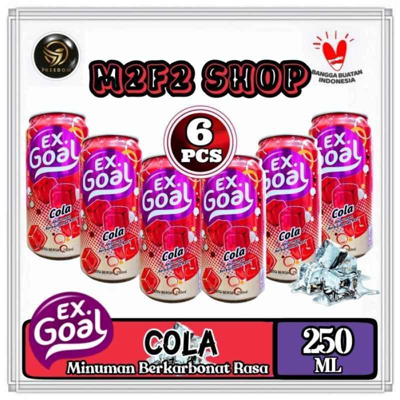 Promo Ex Goal Minuman Berkarbonasi Soda Kaleng | Can - 250 Ml (kemasan ...