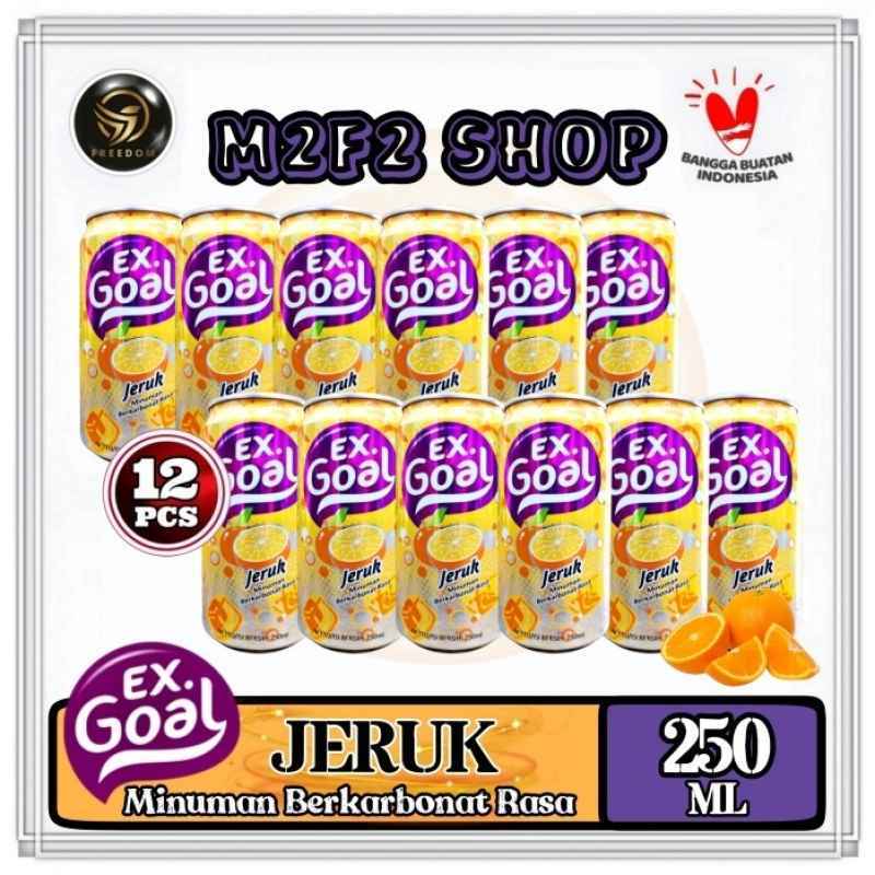 Promo Ex Goal Minuman Berkarbonasi Soda Kaleng | Can - 250 Ml (kemasan ...