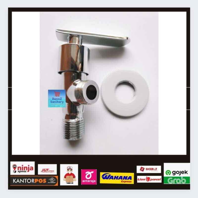 Jual stop kran single ukuran 1/2 inchi, stop kran ukuran 1/2 di Seller ...