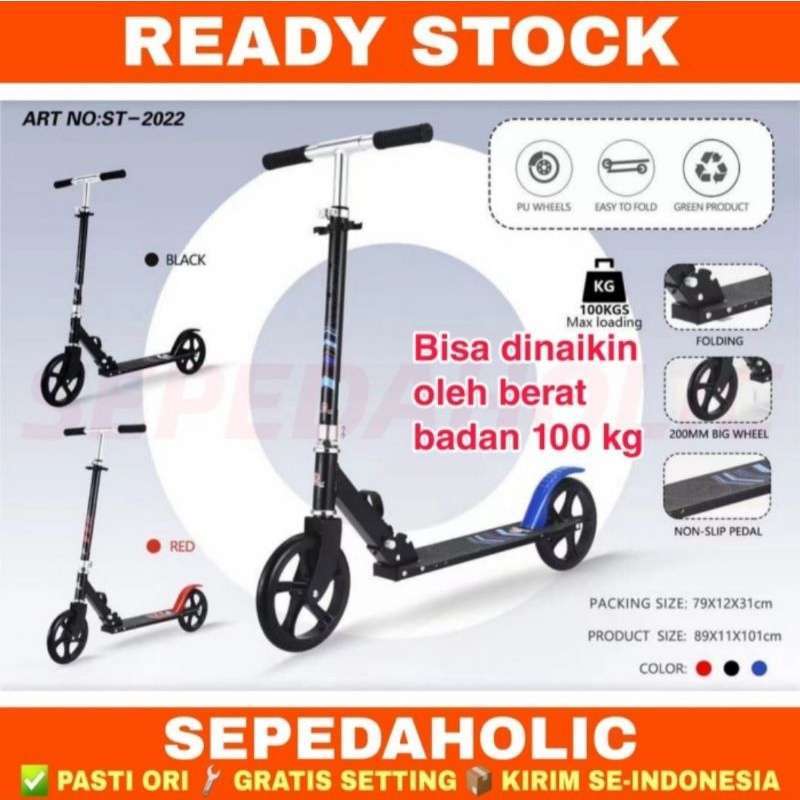 Promo Scooter EXOTIC ET HB 511 / 512 / 513 ST 2022 Skuter Otoped Anak ...