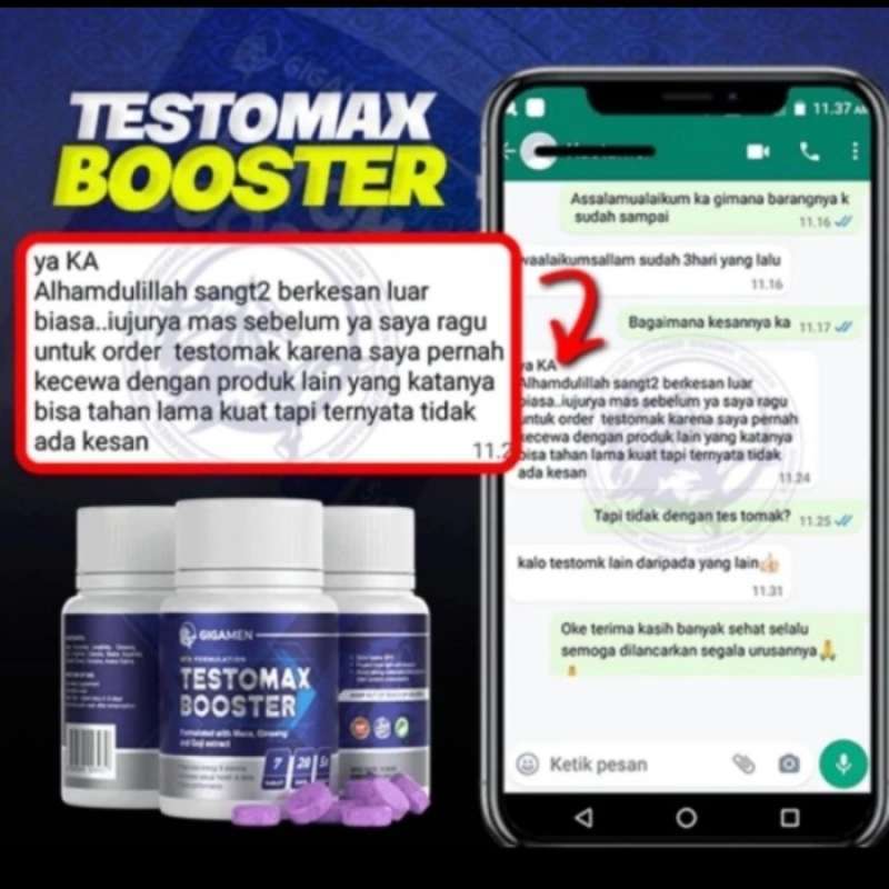 Promo Testomax Booster Gigamen New Formulation Testomax Booster ...