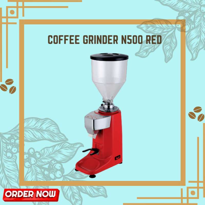 Jual Mesin Grinder Penggiling Biji Kopi Electric Series N500 Red Di ...