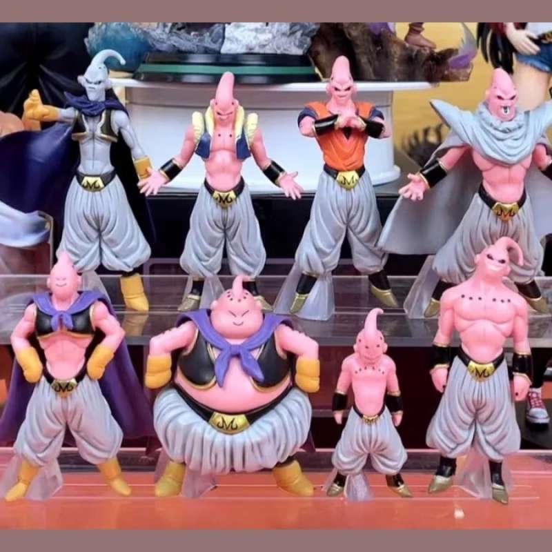 Promo Action Figure Majin Boo Buu Set 8 Chibi Kid Dragon Ball Middle ...