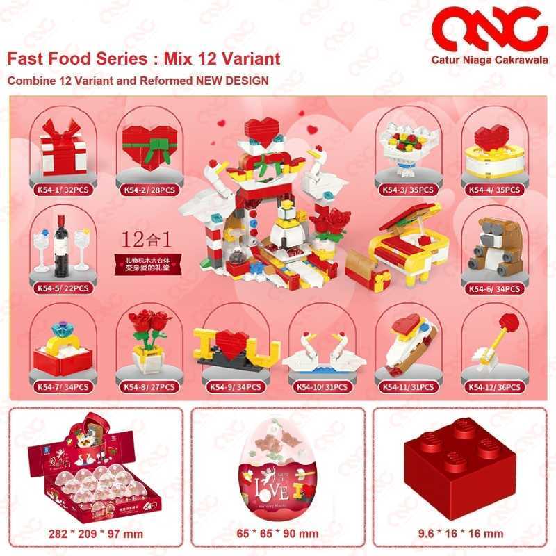 Promo CNC Surprise Egg Bricks & Blocks - Valentine Series , Lego ...