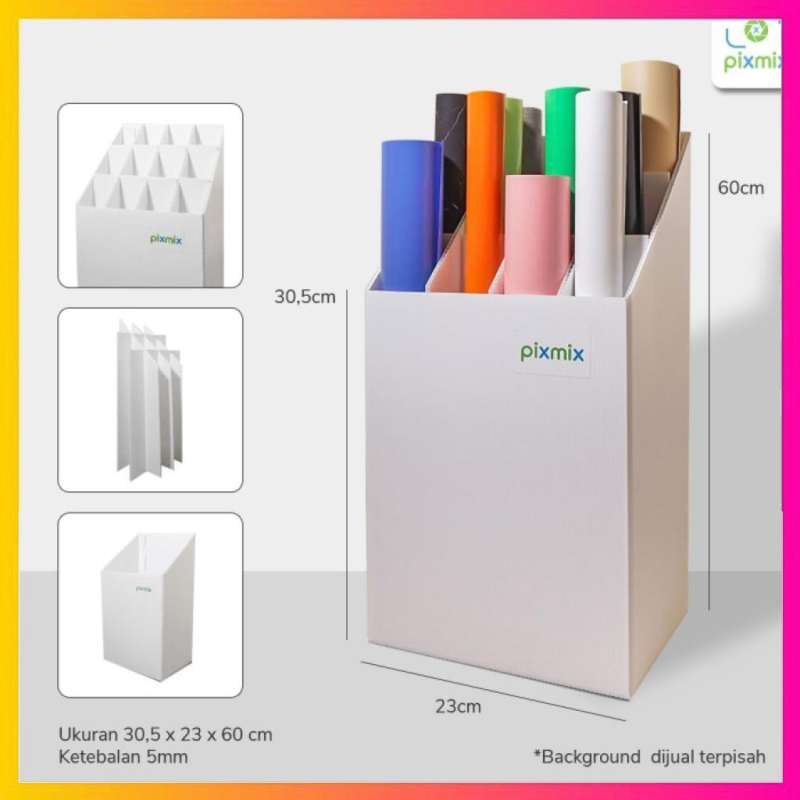 Jual Tempat Penyimpanan Background - PVC Storage / Display Box Pixmix ...