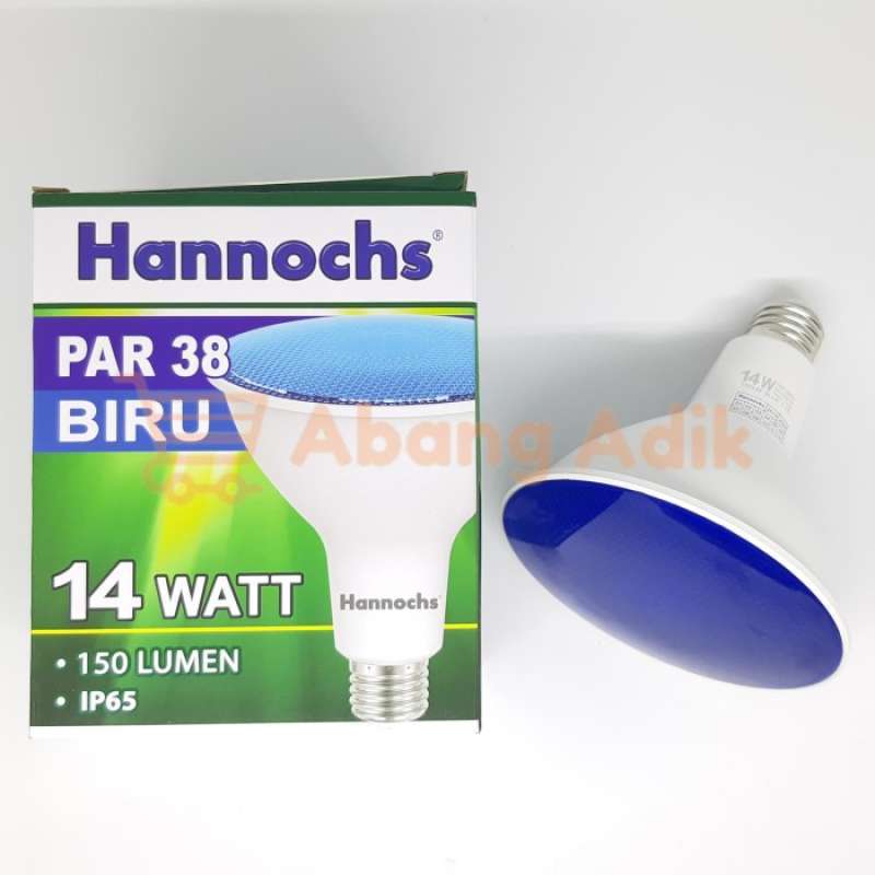 Promo lampu sorot PAR38 PAR 38 14w 14 watt Hannochs biru blue spotlight ...