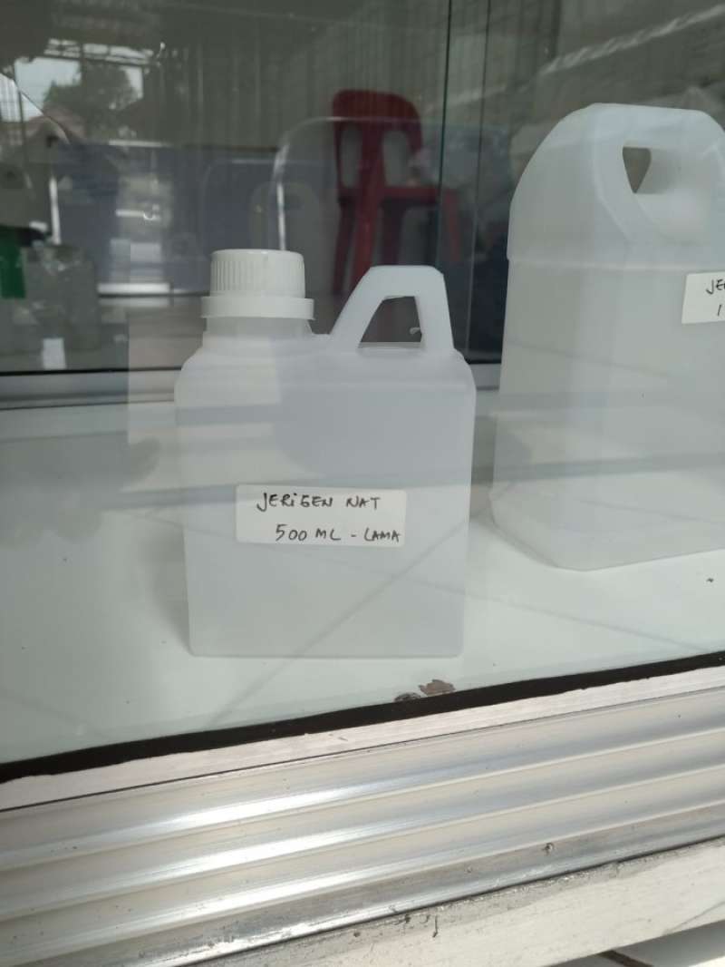 Promo JNE - Jerigen 500ml Segel HDPE model lama - Warna NATURAL dan PK ...