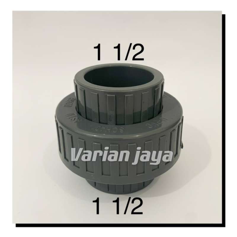Promo Watermur 1 1/2 Inch Water Mur Pvc Sambungan Sok Drat Polos Water ...