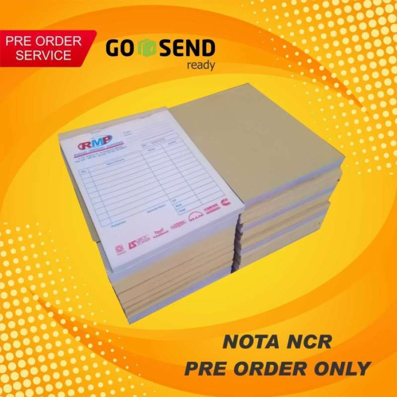 Jual Cetak Nota Ncr Rangkap 2 - 1 Warna Sistem Pre Order Di Seller ...