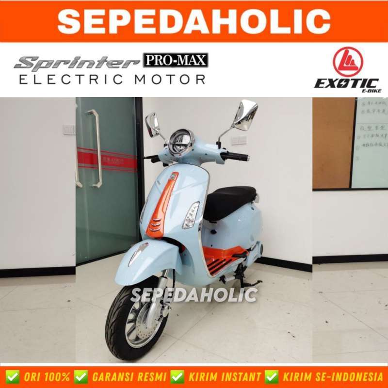 Promo Sepeda Motor Listrik Exotic Sprinter Pro Max 1200 Watt Electric E ...