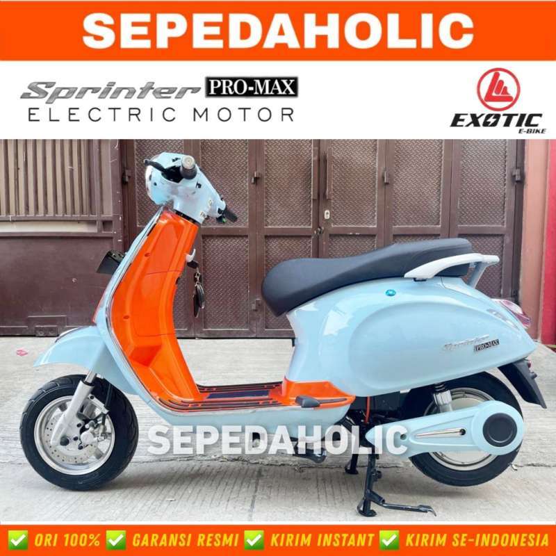 Promo Sepeda Motor Listrik Exotic Sprinter Pro Max 1200 Watt Electric E ...