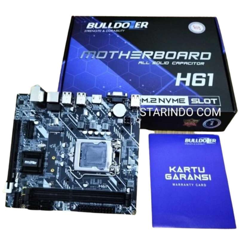 Jual Motherboard H61 Bulldozer M2 Nvme Mainboard Socket 1155 Ddr3 H-61 ...