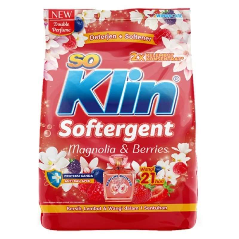 Promo Soklin Softergent 250gr Deterjen Bubuk Sabun Cuci Detergent ...