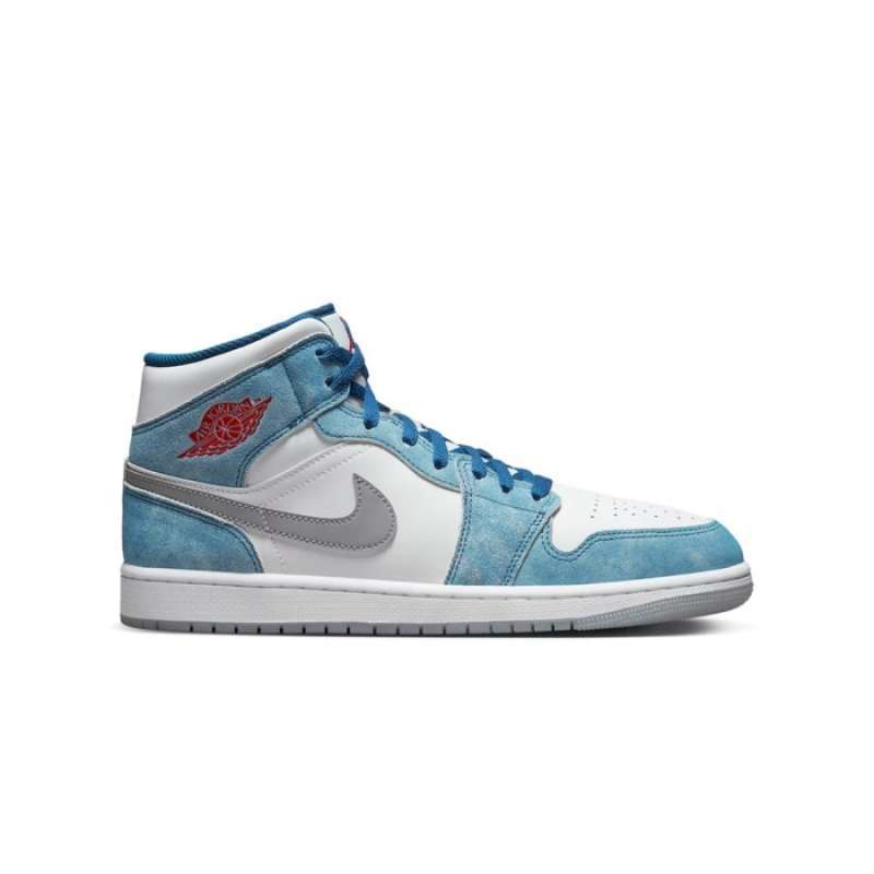 Promo Sepatu Pria AIR JORDAN 1 MID FRENCH BLUE FIRE RED - DN3706401 ...