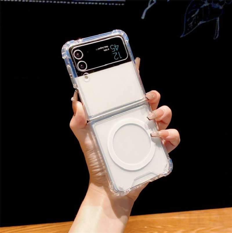 Jual Case Casing Samsung Z Flip 3 Flip 4 MagSafe Magnetic Wireless ...