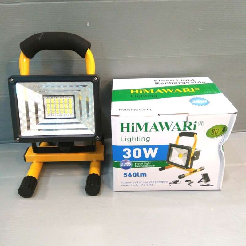 Jual Lampu sorot Led/Himawari flood light emergency sorot LED 30 watt ...