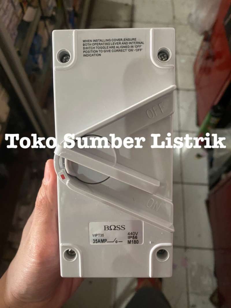 Promo Isolating switch 3p 35A isolator 35 A ip56 boss mounting surface mount Diskon 23% di ...