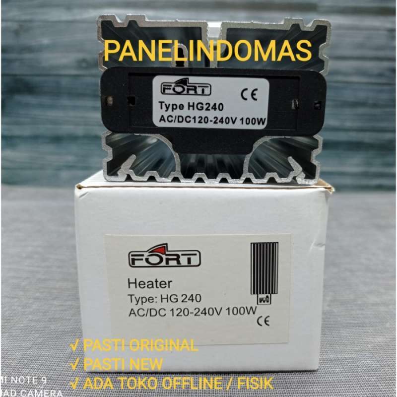 Promo Heater HG240-100W FORT Pemanas Box Panel Listrik Ruangan Termo ...