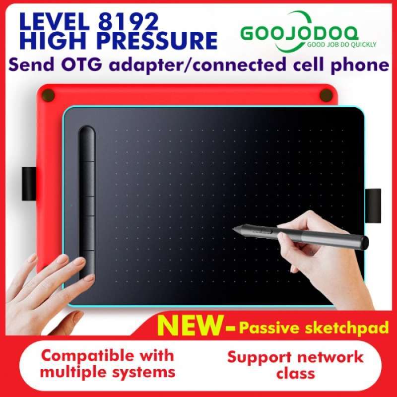 Promo Goojodoq 8/10 Inch Drawing Pen Tablet Digital Pen Tablet Graphics ...