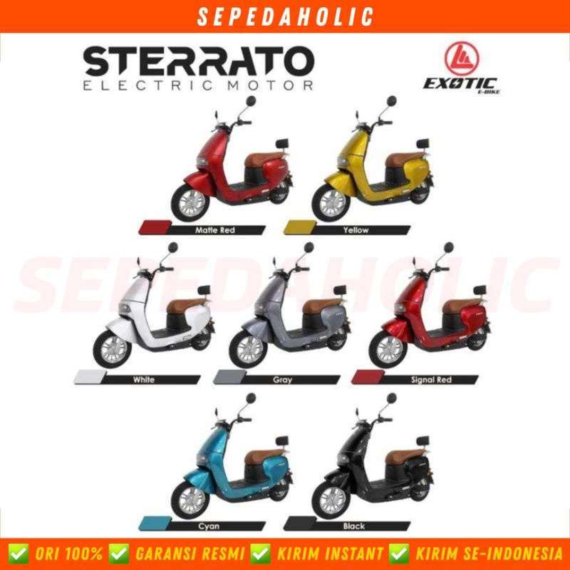 Promo Sepeda Motor Listrik Exotic Sterrato Electric E Bike 800 Watt ...