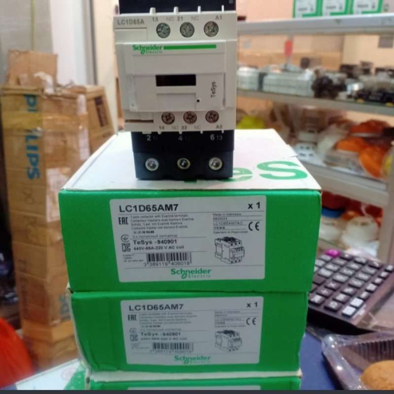 Promo Contactor/kontaktor Schneider Lc1d65m7 220v Original Diskon 23% Di Seller Hubner Store ...
