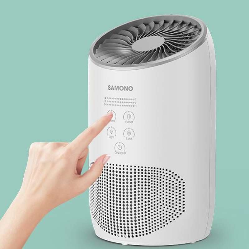 Promo Smart Air Purifier HEPA 13 Filter 4 Lapis 3 Tingkat Kecepatan SW ...
