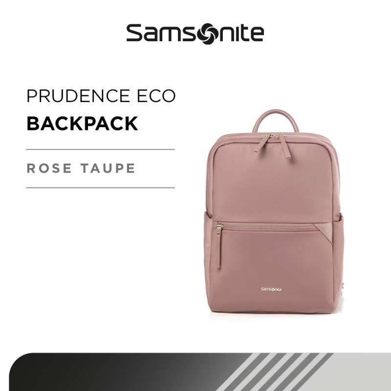 Jual Samsonite Prudence Eco Backpack 14.1 Inch Strap Am - Rose Taupe Di ...