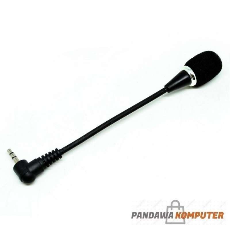 Jual Mikrofon Mic Fleksibel Jack Aux 3.5mm Mini Microphone Pc / Laptop ...