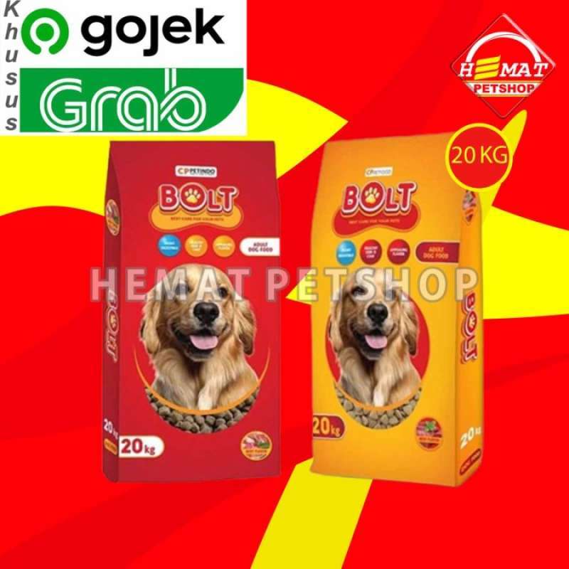 Promo Bolt Dog Dry Food Adult Makanan Kering Anjing Dewasa 20Kg Diskon ...