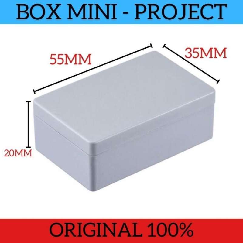Jual Box Mini Project Elektronik 55x35x20mm Kotak Plastik Abs ...