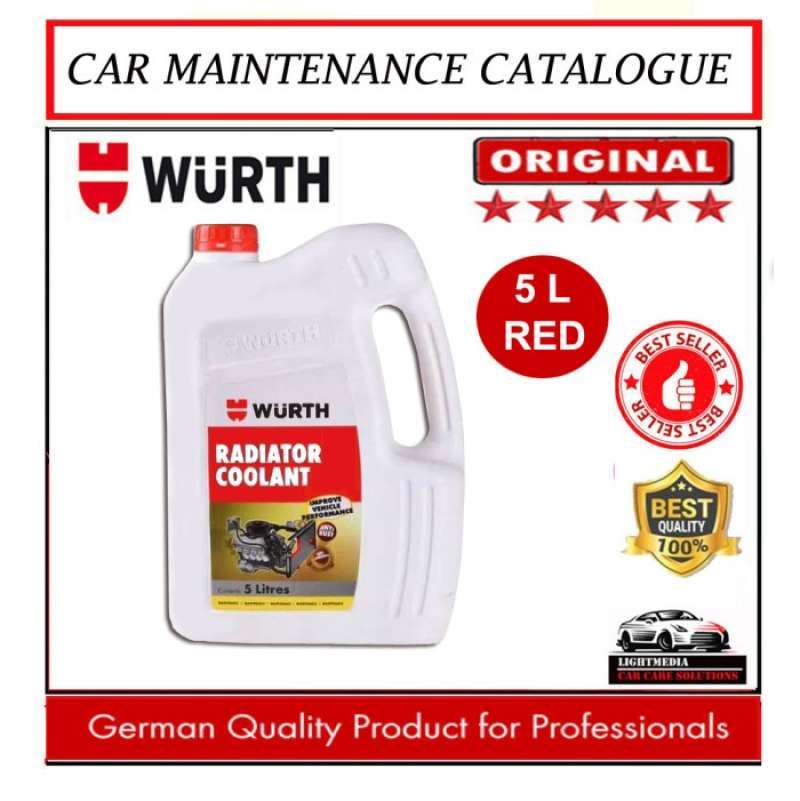Promo Radiator coolant Red5 Liter / Air radiator Mobil Diskon 23% di ...
