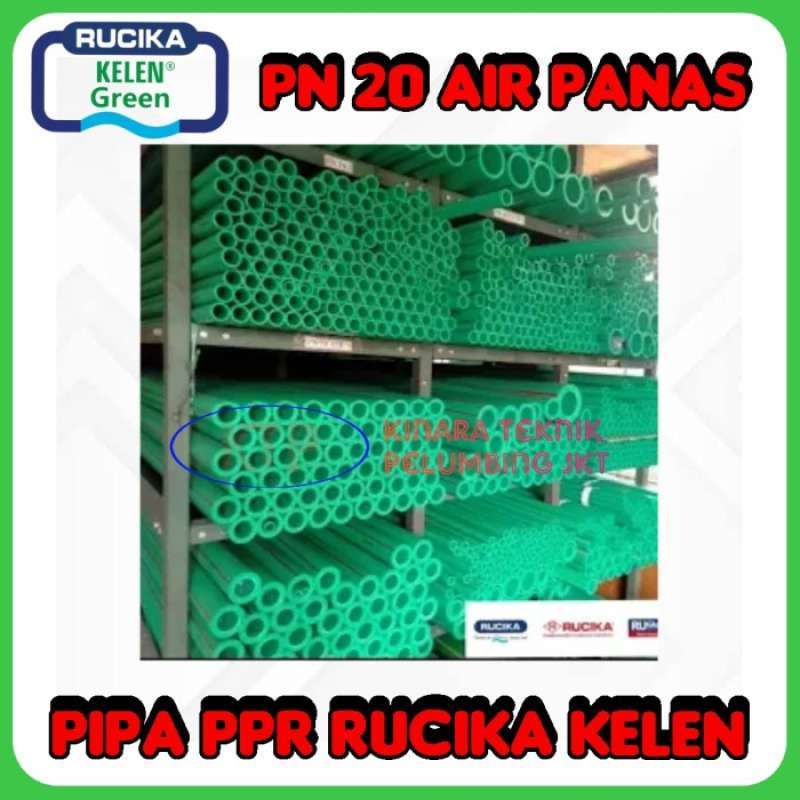 Jual Pipa Ppr Pn 20 Rucika Green (Air Panas) 25Mm 3/4 di Seller ...