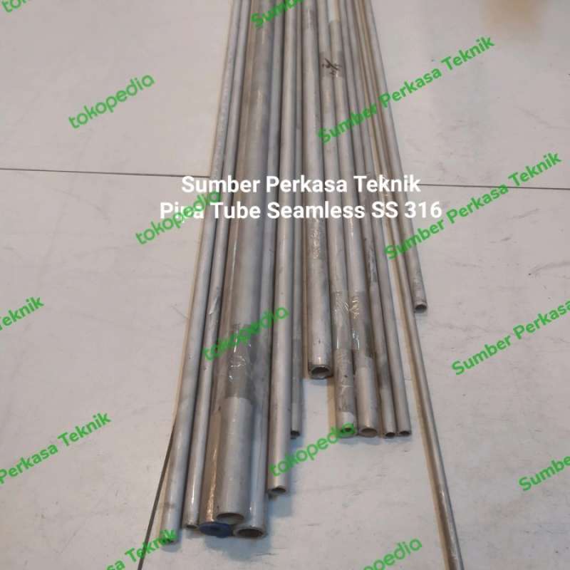 Promo Pipa Tube / Pipa Tubing Stainless Ss316 Od 1/2 Inch / Seamless ...