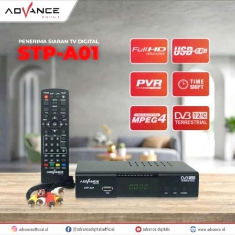 Promo Set Top Box Digital TV Advance STP-A01 Diskon 29% di Seller D DAY ...