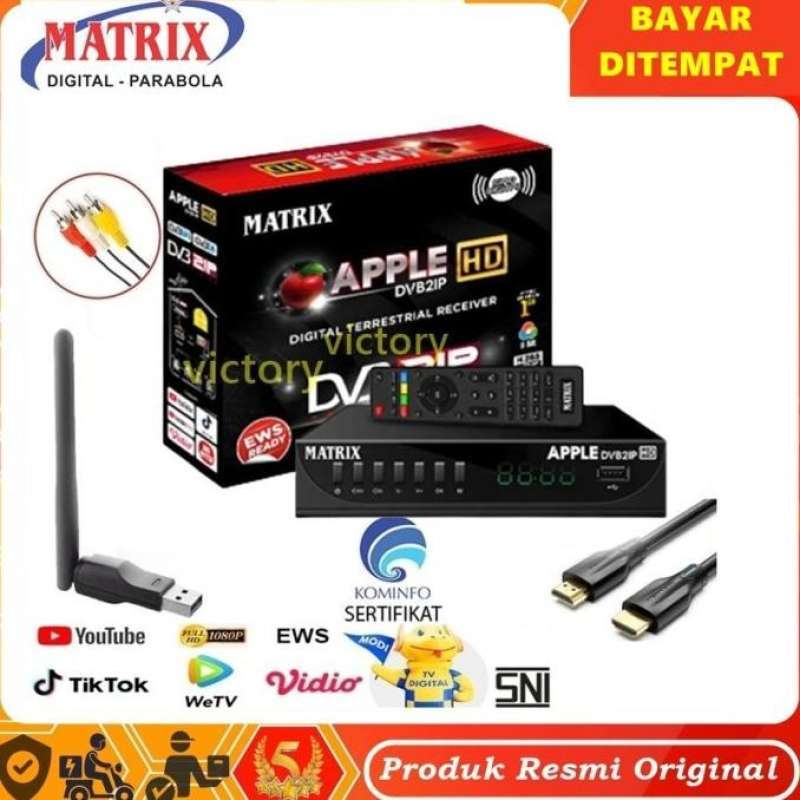 Promo Piala Dunia Set Top Box Matrix Dvb- 2 Ip Digital Receiver Bisa 4 ...