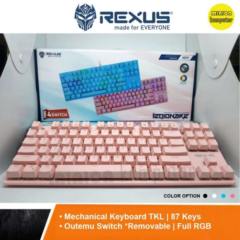 Promo Rexus Legionare Mx9 Tkl Rgb Mechanical Gaming Keyboard Diskon 17% ...