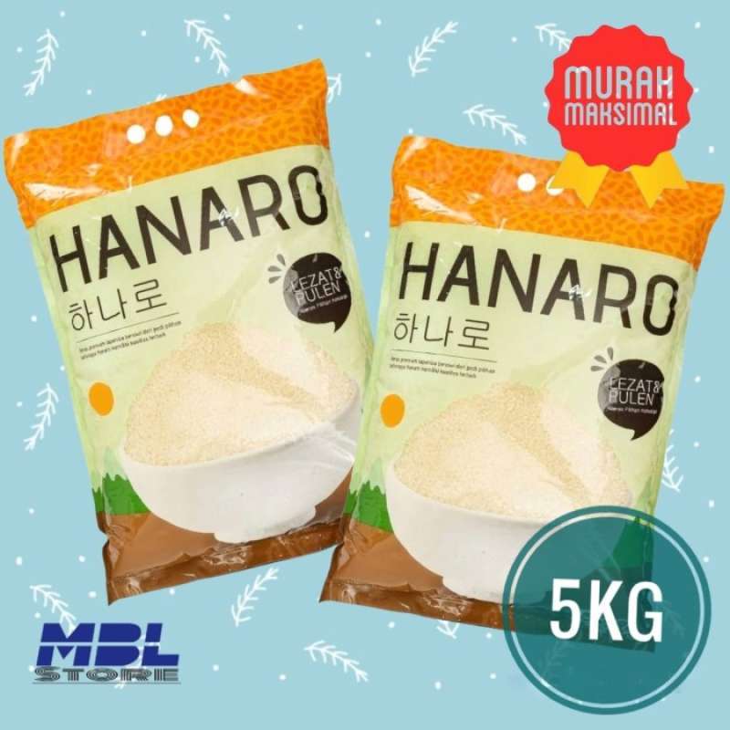 Promo Beras Korea Hanaro 5 Kg - Hanaro Japonica Korean Rice 5 Kg Diskon 16% Di Seller Mblstore ...