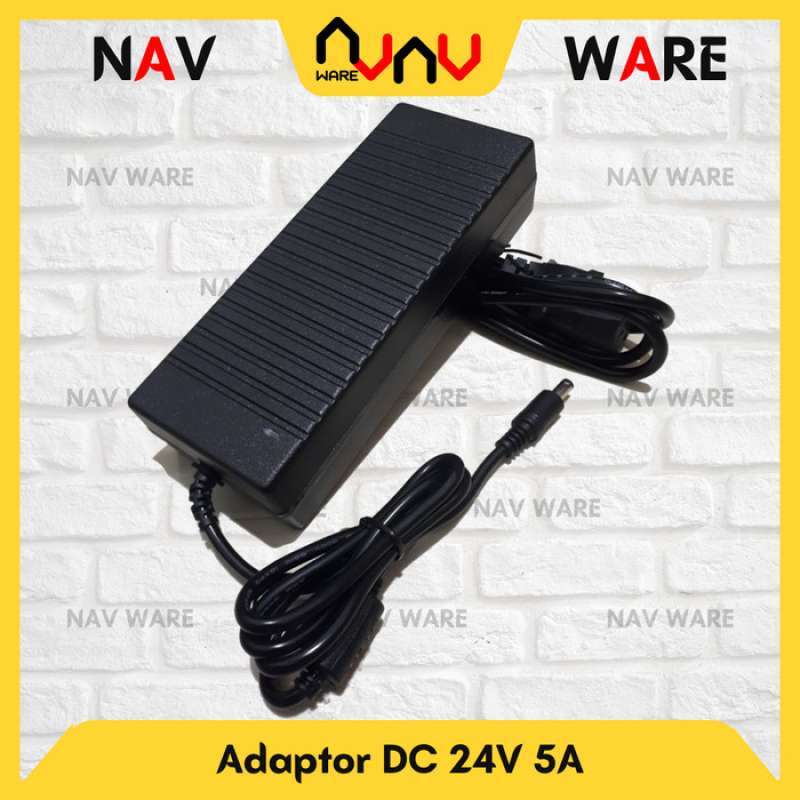 Promo Adaptor DC 24V 5A 120Watt / Adapter 24 Volt 5 Ampere Power Supply ...
