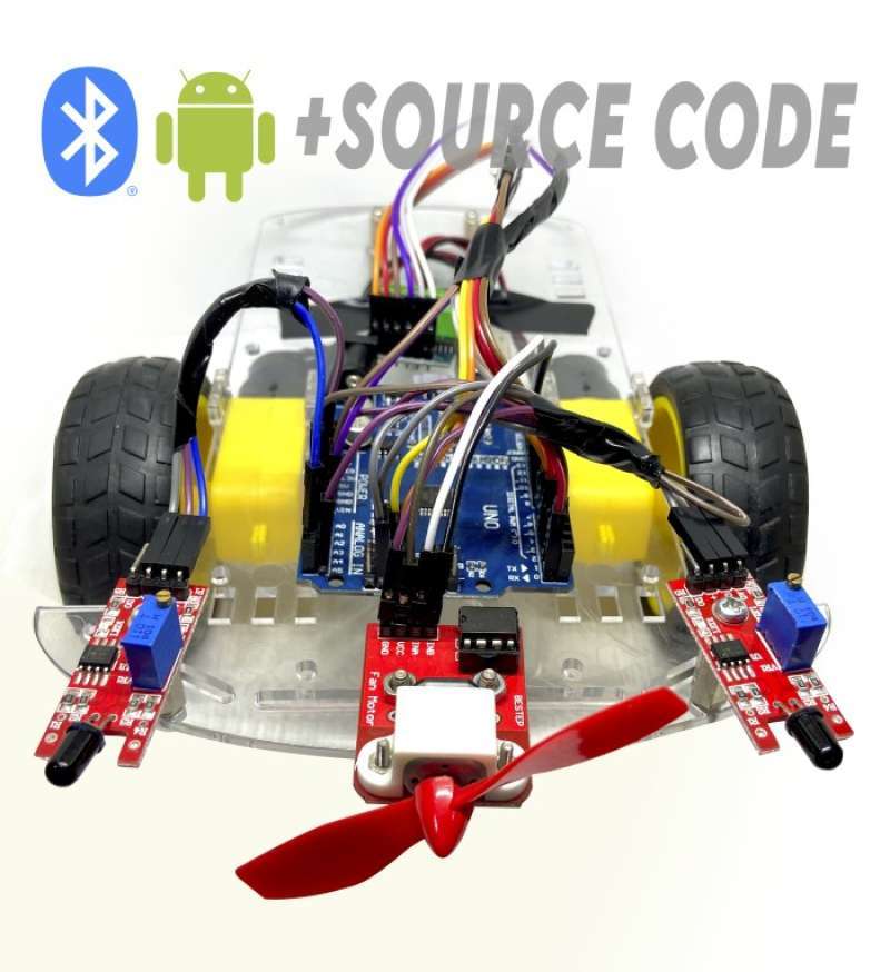 Promo Robot Pemadam Api Firefighter Robot Arduino Bluetooth Control Diskon 23 Di Seller