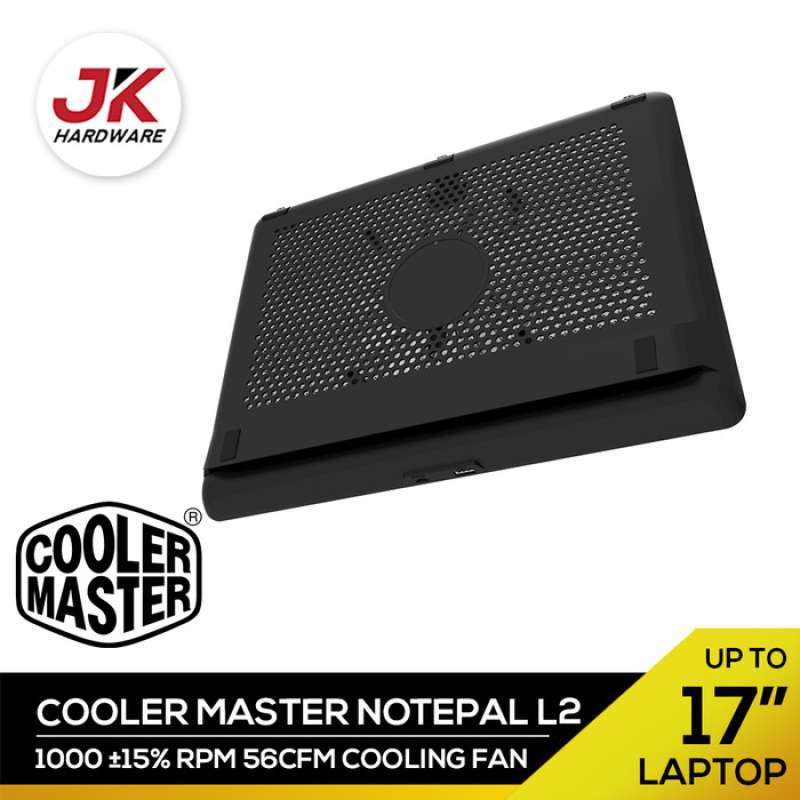 Jual Cooler Master Notepal L2 Metal Mesh Notebook Cooling Pad di Seller ...