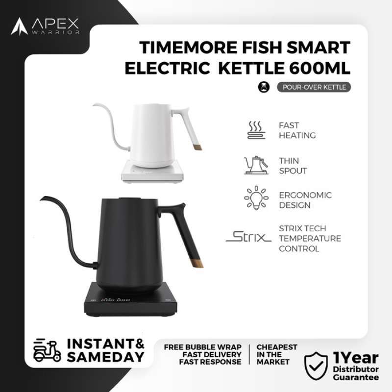 Jual Timemore Fish Smart Electric Coffee Kettle Teko Kopi Listrik ...
