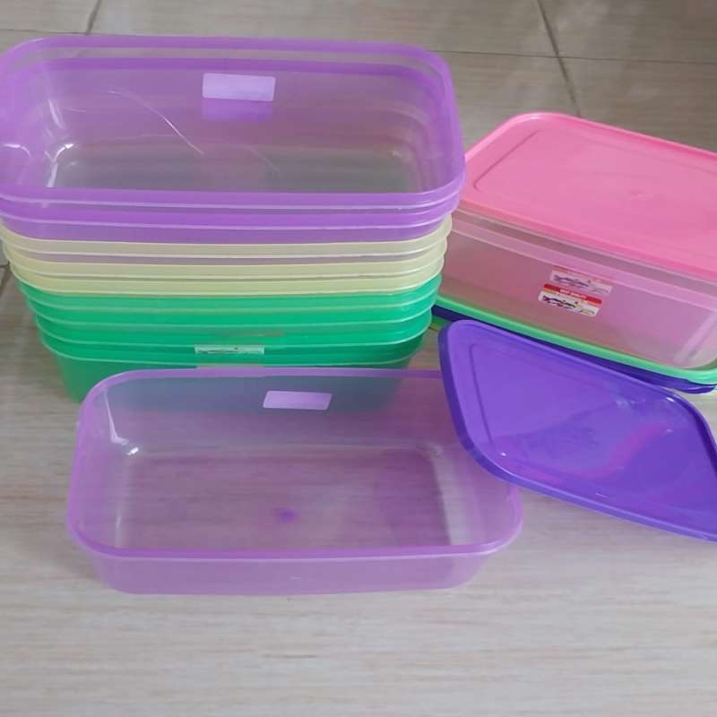 Jual Lunch Box Warna Plastik Sealwear /Kotak Tempat Makan Warna Plastik ...