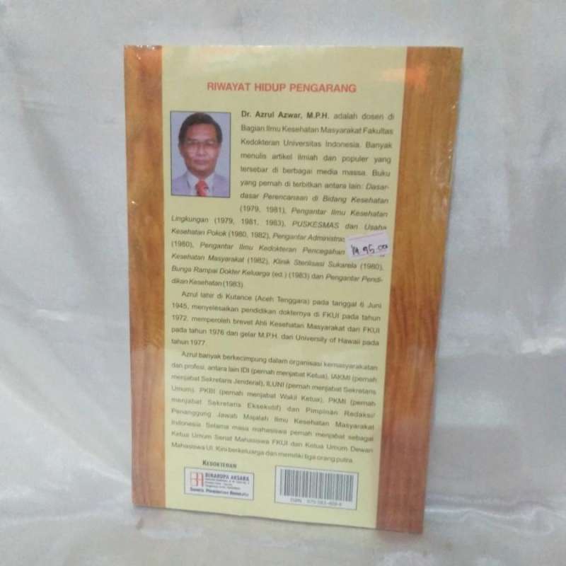 Jual Buku Pengantar Administrasi Kesehatan Edisi Ketiga - Azrul Azwar ...