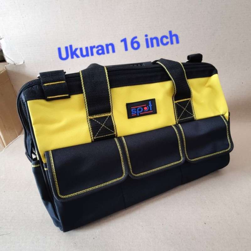 Promo Tool bag 16 inch / tas kerja alat perkakas / tools kit bag ...