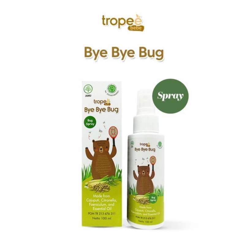 Jual Tropee Bye Bye Bug Spray 100ml Di Seller Mom&child - Mom&child - Kota Semarang | Blibli