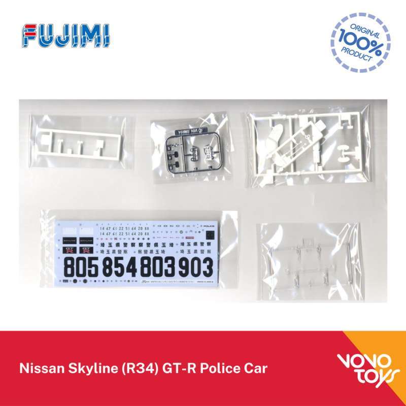 Jual Model Kit Fujimi 1/24 Nissan Skyline R34 Gt-r Police Car Di Seller ...
