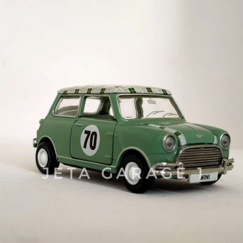 Promo Tiny Mini Cooper MK1 1970 Skala 64 Warna hijau muda No.70 Diskon ...
