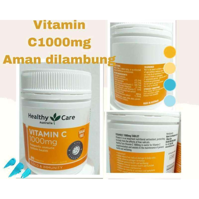 Jual Healthy Care Vitamin C 1000mg 1000 Mg 90 Tablets Vitamin-c C1000 C ...