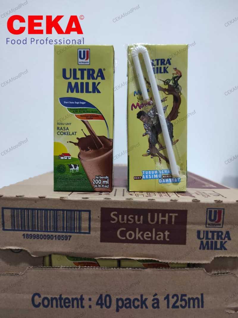 Jual Ultra Milk - Susu Ultra UHT rasa Coklat 125 ml x 40 / per karton ...