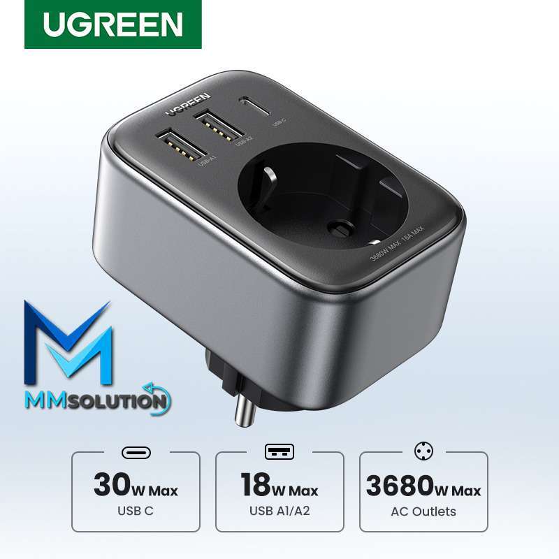 Jual Ugreen Outlet Adapter Gan 30w Usb Type C Pd Fast Charging+ Stop ...